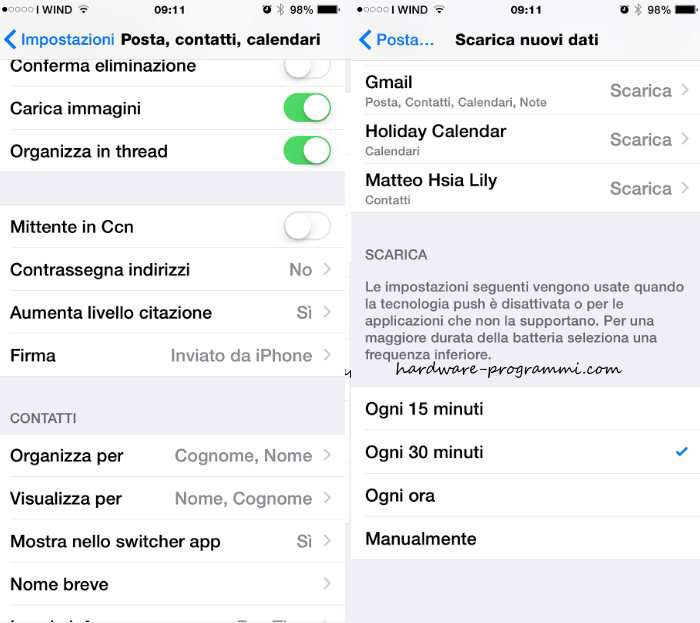 Come impostare eMail su iPhone iPad: Guida configurazione posta elettronica