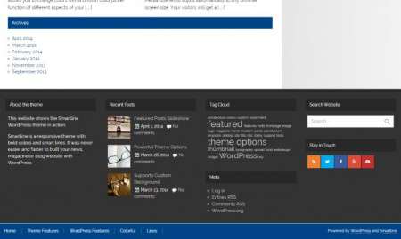 Tema Wordpress gratis per Blog Magazine con slider responsive HTML5