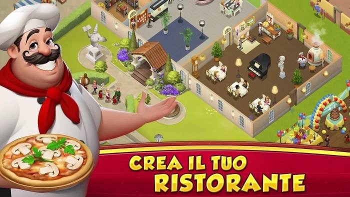 World Chef: gioco ristorante italiano download Android iOS iPhone iPad