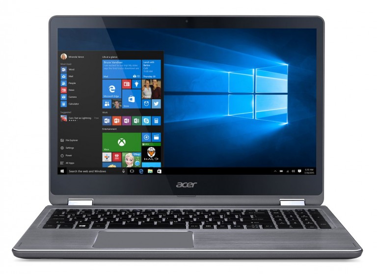 Acer Aspire R15 e ES15 nuovi notebook 2016 prezzi scheda tecnica 2-in-1