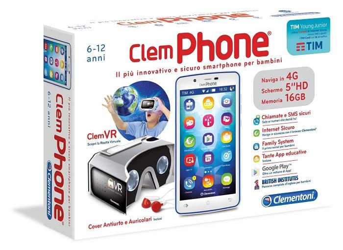 Clementoni ClemPHONE 6.0 smartphone per bambini regalo Natale offerte ...