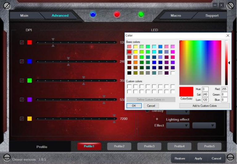Pictek Mouse da Gioco ottico programmabile professionale economico