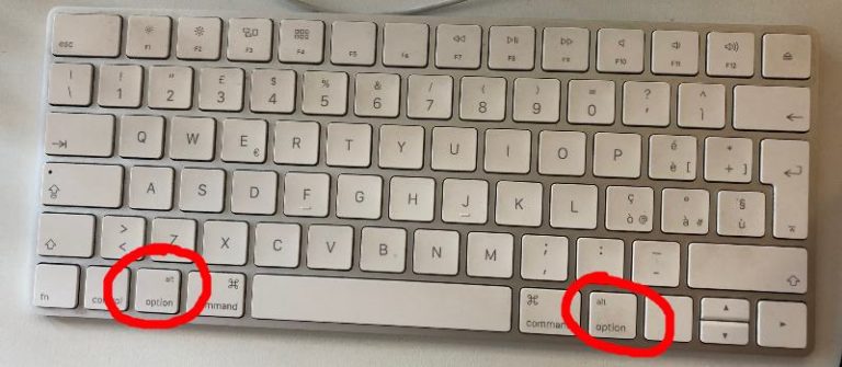 Tastiera MAC: TASTO Opzione e come fare simbolo Tilde