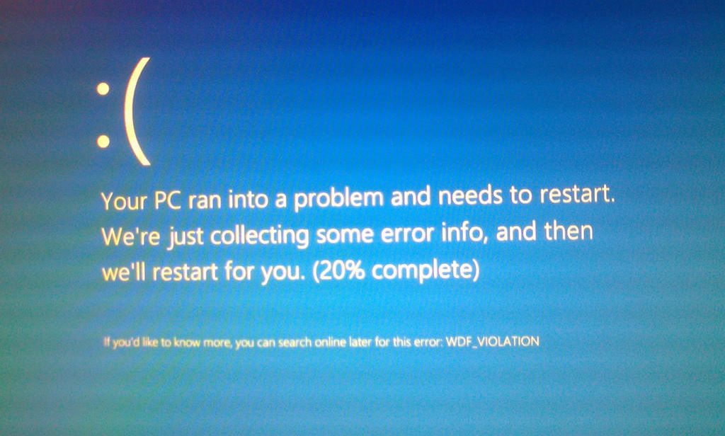 Come risolvere Blue Screen WDF_Violation di Windows