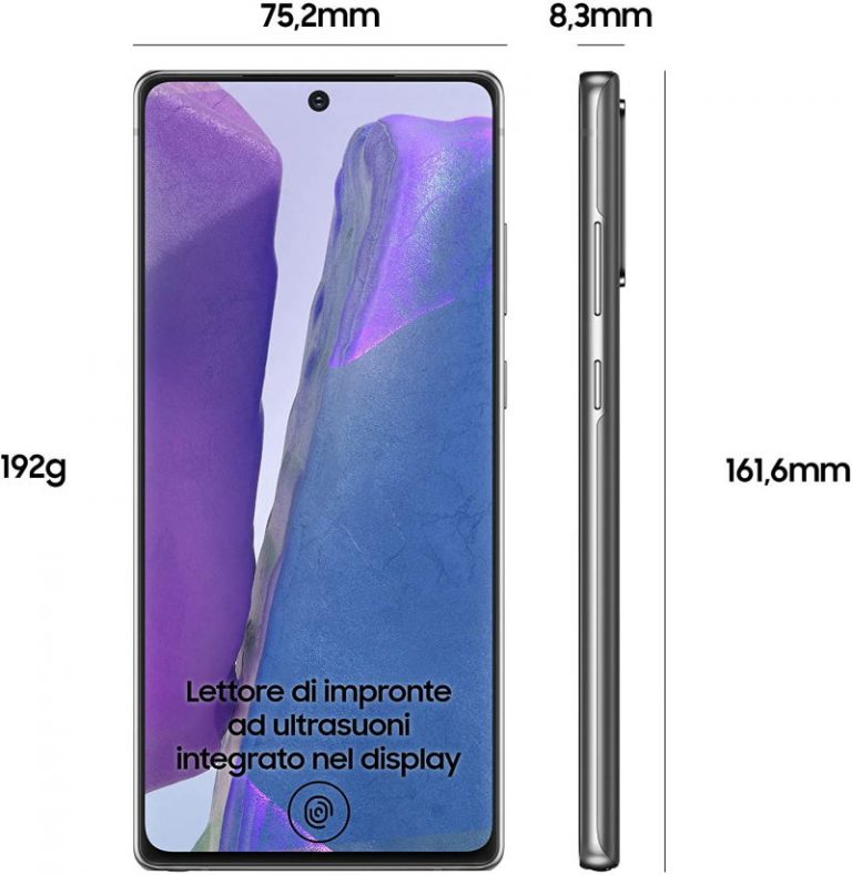 Samsung Galaxy Note 20 prezzo caratteristiche tecniche Offerte online