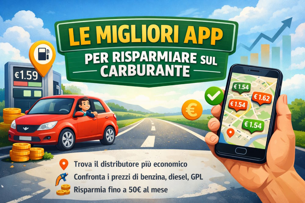 Migliori app per controllare prezzi Benzina Diesele GPL Metano